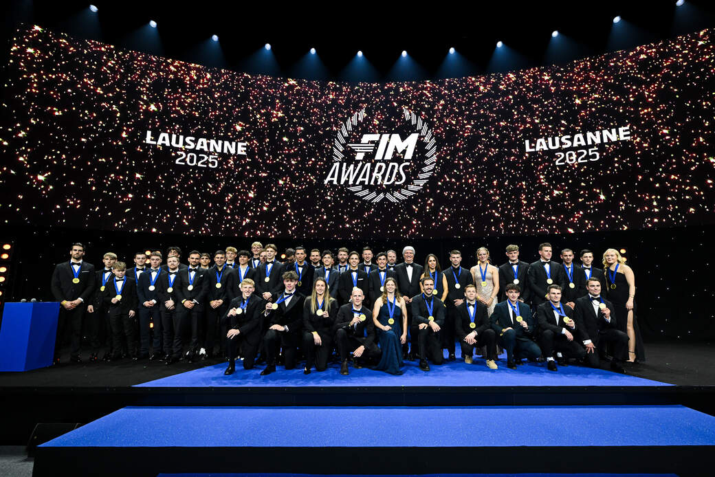 Lausanne stages star-studded 2025 FIM Awards | FIM AWARDS